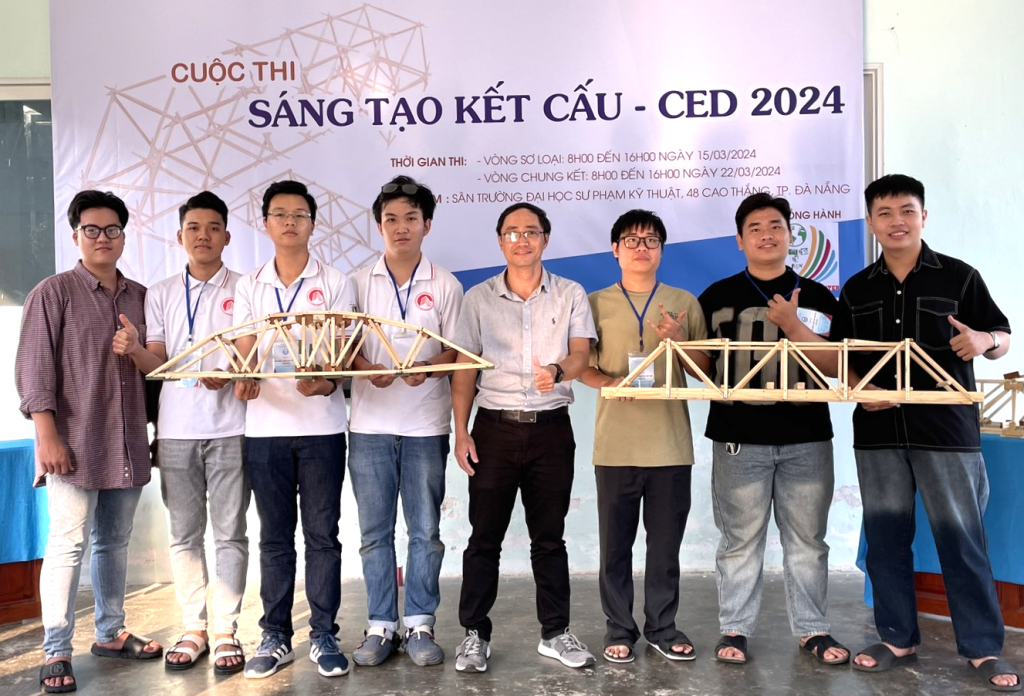 CHUNG KẾT CUỘC THI “SÁNG TẠO KẾT CẤU – CED 2024” – KHOA XÂY DỰNG DÂN DỤNG VÀ CÔNG NGHIỆP